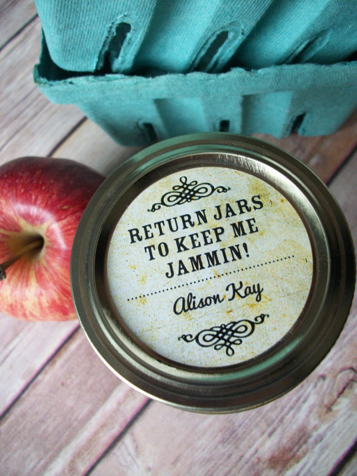 Return Jars to Keep Me Jammin Custom Vintage Canning Jar - Etsy