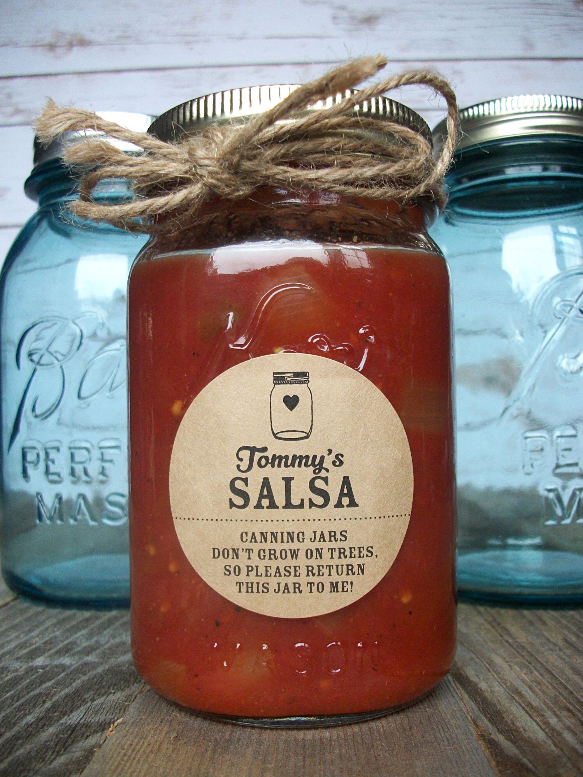 Kraft Return Jar Canning Labels, Custom Mason Jar Stickers Help Get ...