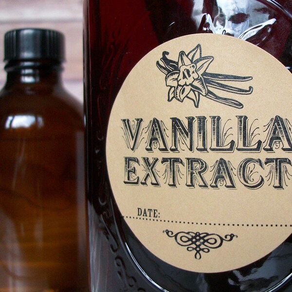 Vanilla Labels - Etsy