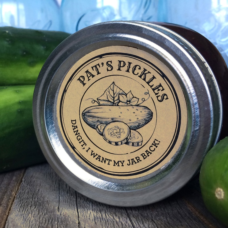 Pickle Labels - Etsy