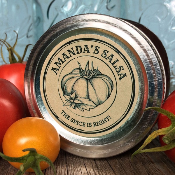 Tomato Canning Label - Etsy