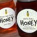 Custom Cute Honey Bee Labels, Custom Honey Bottle Labels & Canning Jar ...