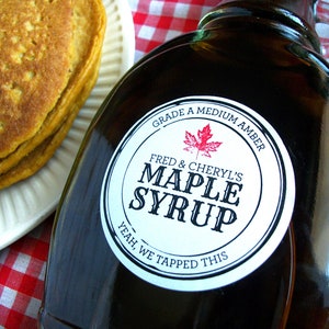 SAVE Money on 5 or More Sheets of Custom MAPLE SYRUP Labels With This ...