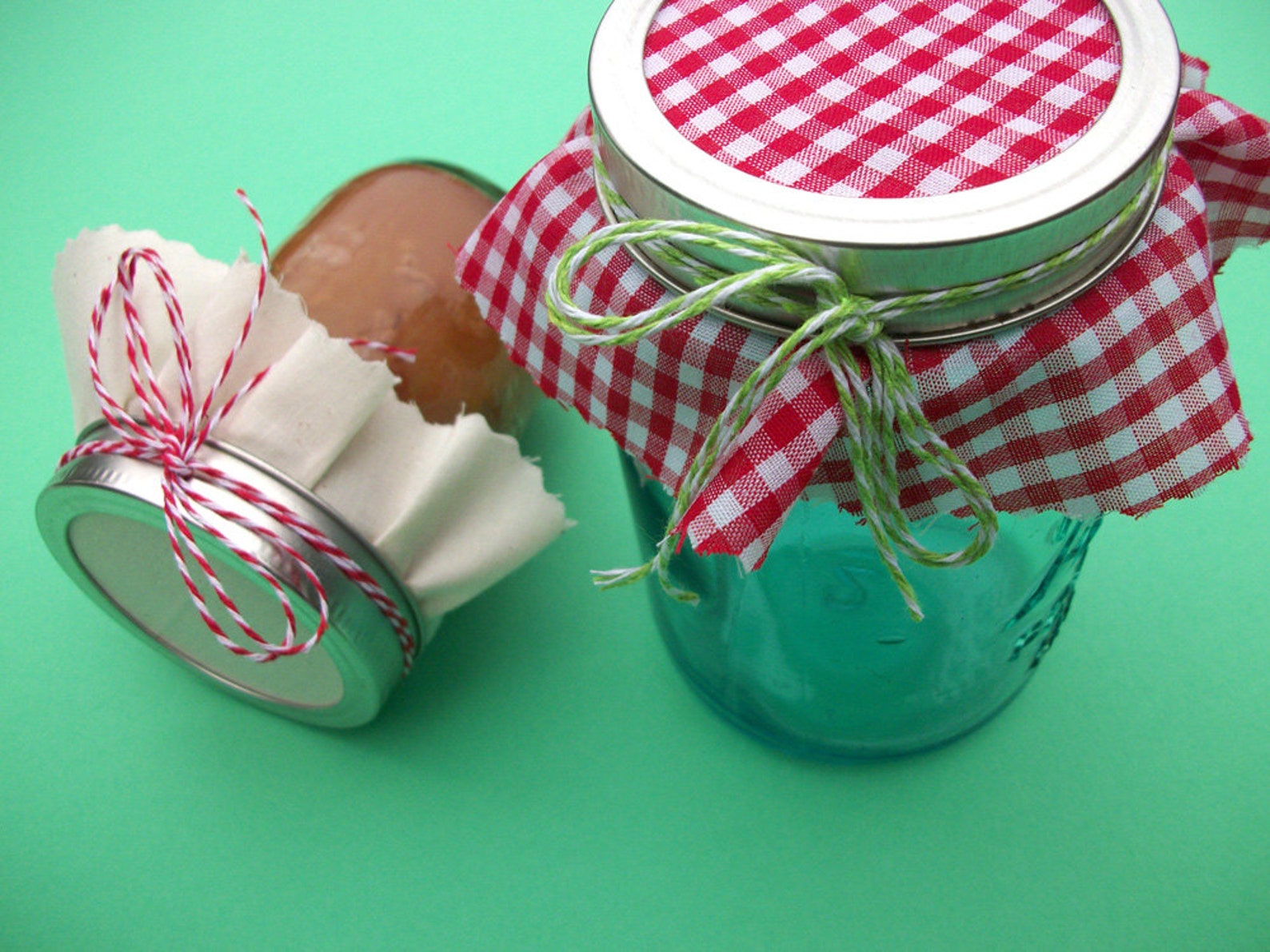 24 Christmas Baker's Twine Ribbons for Mason Canning Jars - Etsy