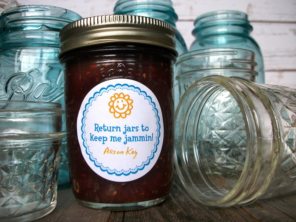 Return Jars to Keep Me Jammin Funny Custom Round Mason Jar - Etsy