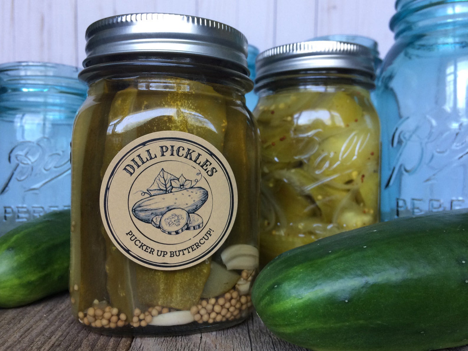 Custom Apothecary Pickle Canning Labels for Relish Dill - Etsy