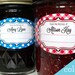 Custom Gingham Oval Kitchen Labels Jam Jelly Jar Labels for - Etsy