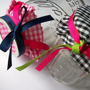 12 Color Ribbons for Mason Canning Jars, Wedding & Shower Favors Gifts ...
