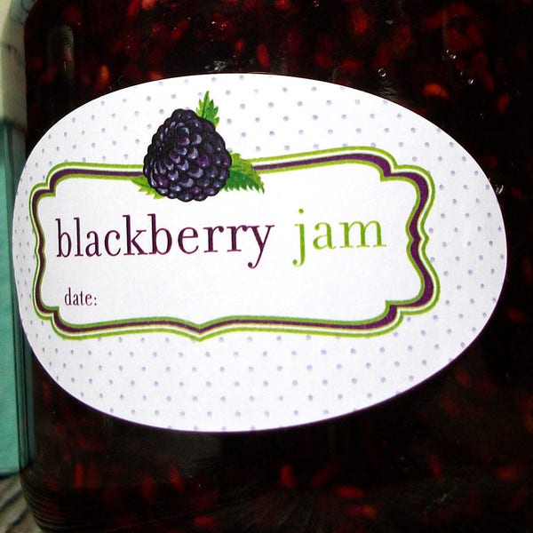 Fruit Jam Stickers - Etsy