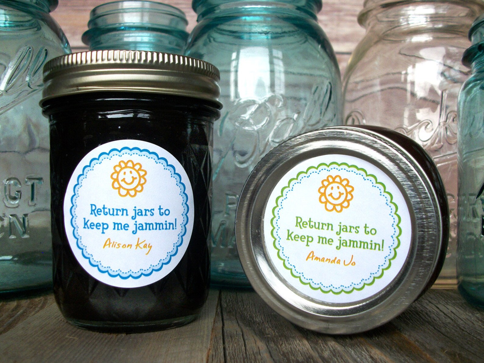 Return Jars to Keep Me Jammin Funny Custom Round Mason Jar - Etsy