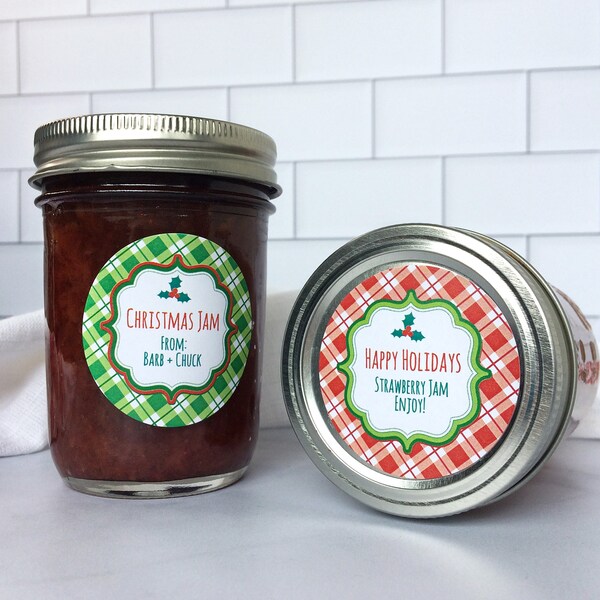 Holiday Jam Labels - Etsy