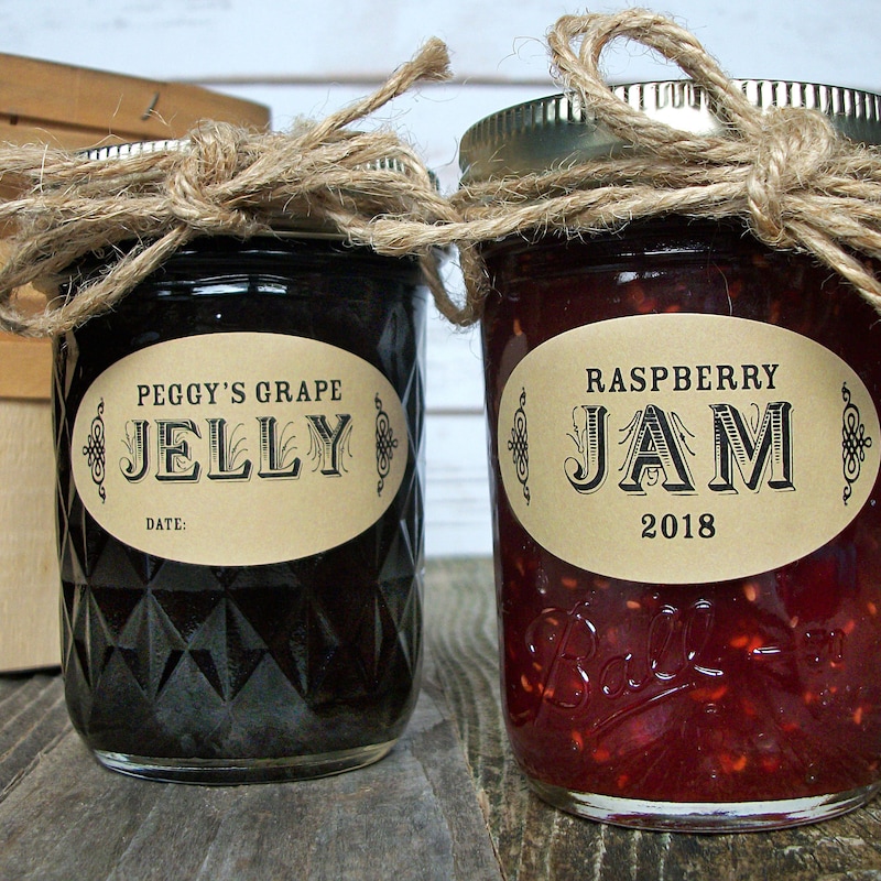 Canning Jar Labels - Etsy