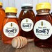 Custom Cute Honey Bee Labels, Custom Honey Bottle Labels & Canning Jar ...