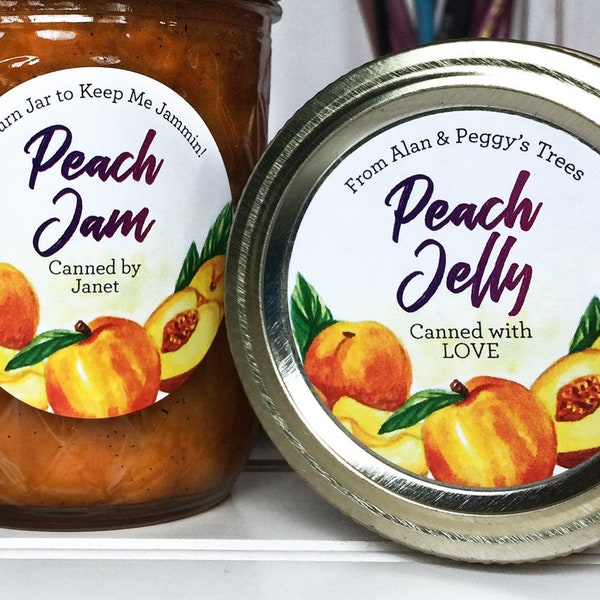 Peach Mason Jars - Etsy
