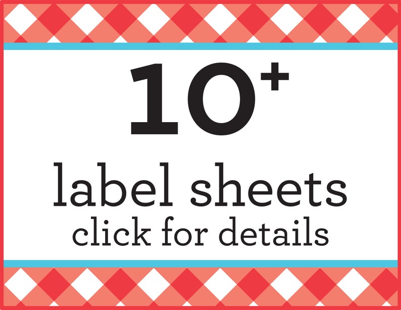 SAVE Money on 10 or More Sheets of Canning Jar Labels With This Listing ...