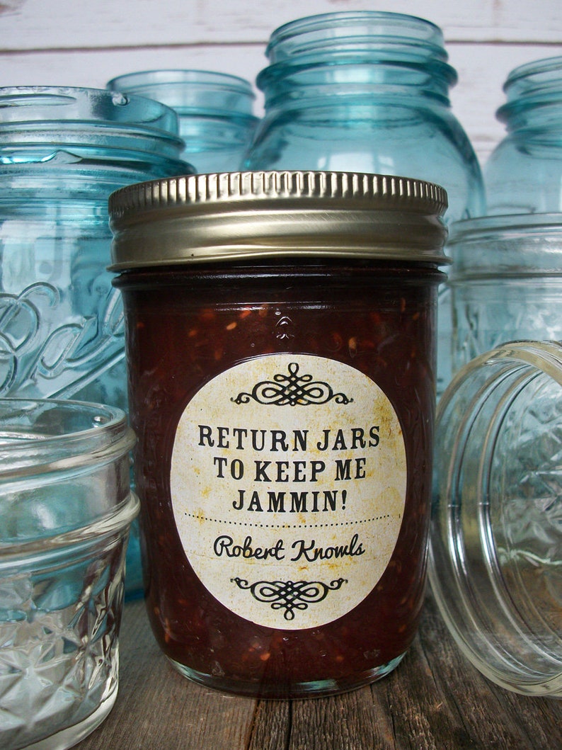 Return Jars to Keep Me Jammin Custom Vintage Canning Jar - Etsy