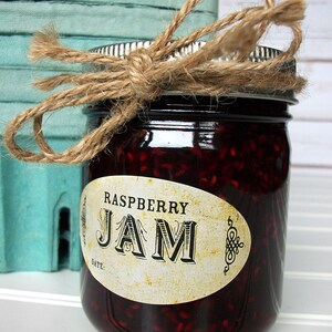 Custom Oval Vintage Canning Jar Labels, Stickers for Quilted Ball Jam ...