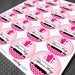Custom From the Kitchen of Labels Round Hot Pink & Black - Etsy
