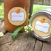 Cute Peach Jam Canning Jar Labels Round Stickers for Regular - Etsy