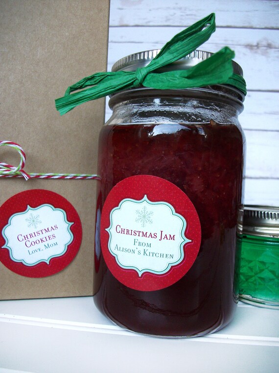 Christmas Mason Jar Labels Printable Christmas Mason Jar Label