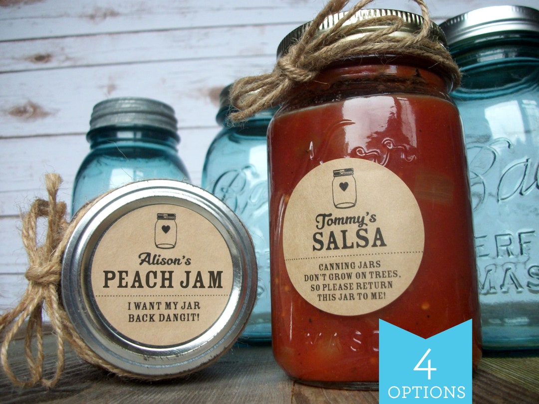 Return My Canning Jar Labels, Funny Personalized Mason Jar Stickers Get ...