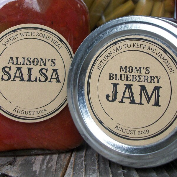 Mason Jar Labels - Etsy