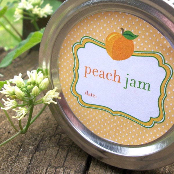 Peach Labels - Etsy