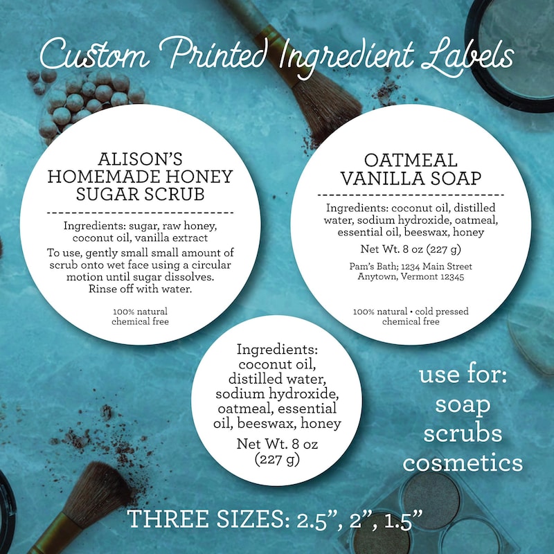 Body Scrub Labels - Etsy Canada