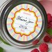 Rainbow Canning Jar Labels Round Mason Jar Labels for Fruit & - Etsy