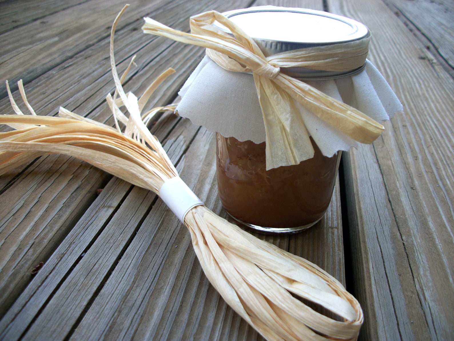 12 Natural or Pink Paper Raffia Ribbons for Mason Canning - Etsy