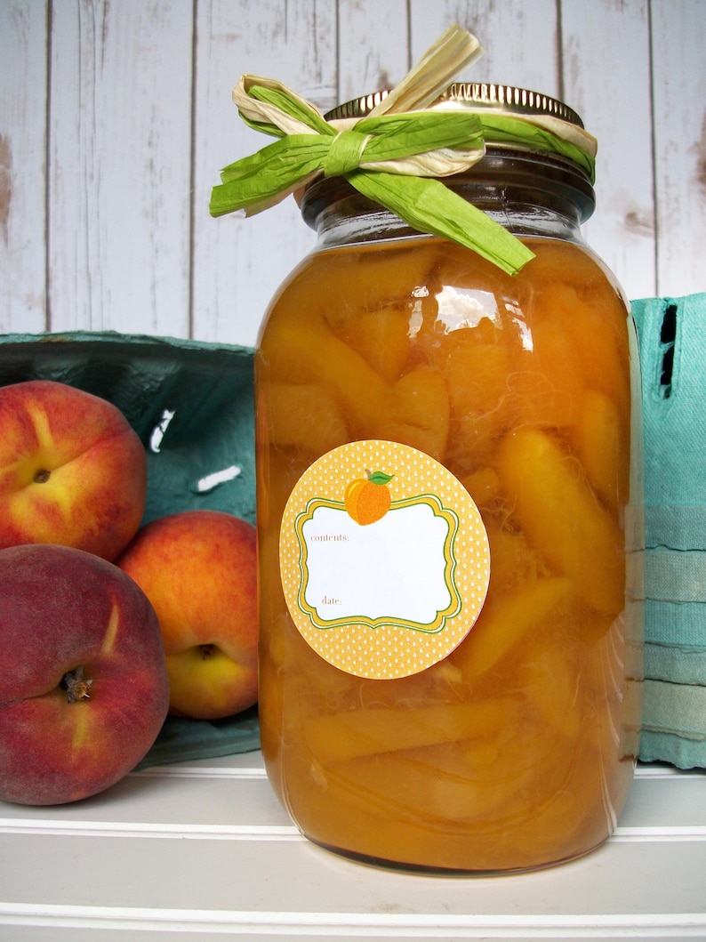 Cute Peach Apricot Canning Jar Labels Round Fruit Mason Jar Stickers cute-peach-apricot-canning-jar-labels-round-fruit-mason-jar-stickers