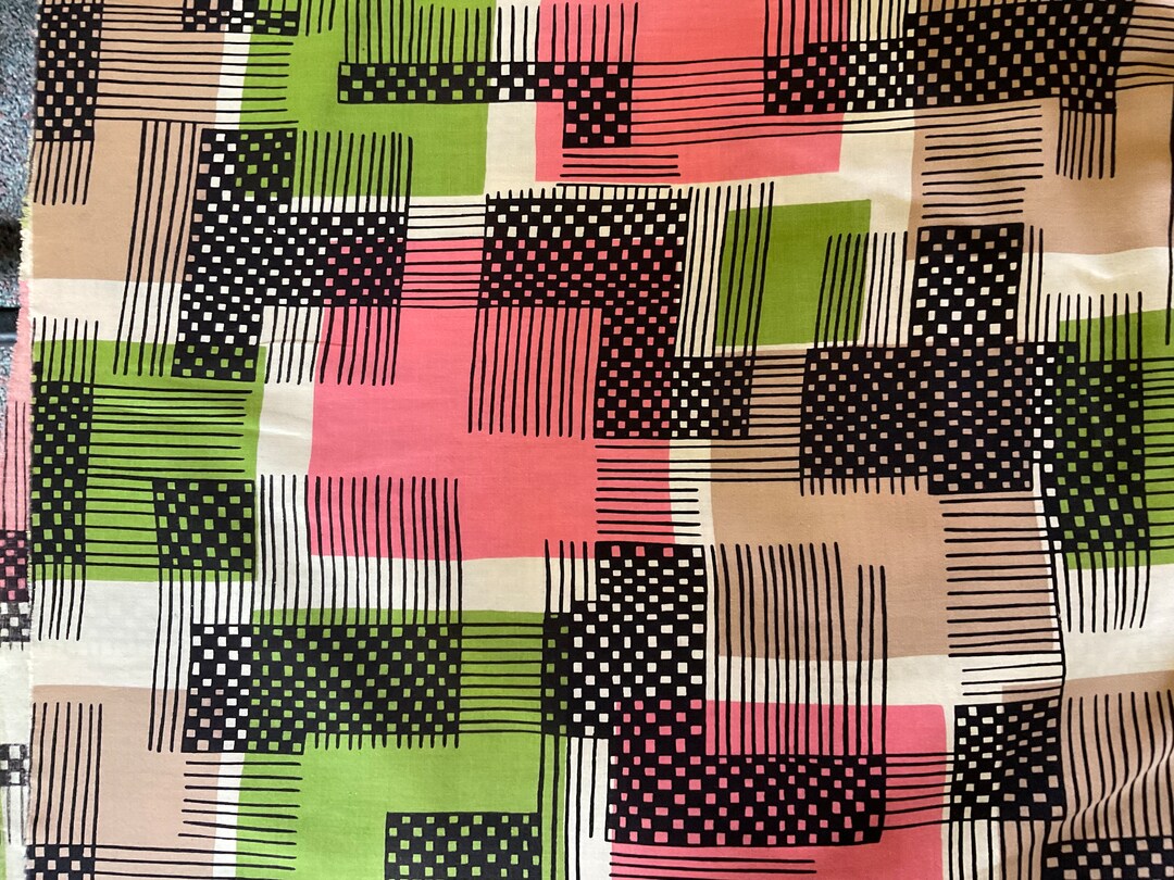Vintage Stash 1950 Era Home Decor or Apparel Cotton Fabric - Etsy