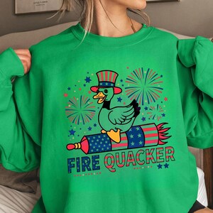Fire Quacker Goose Meme SVG, Funny 4th of July Goose Sublimation ...