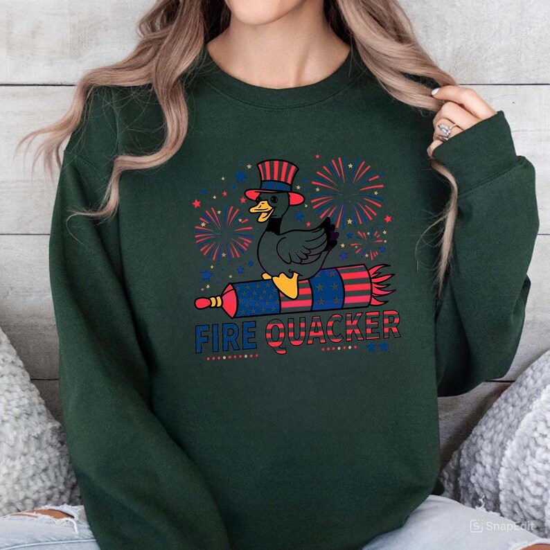 Fire Quacker Goose Meme SVG, Funny 4th of July Goose Sublimation ...