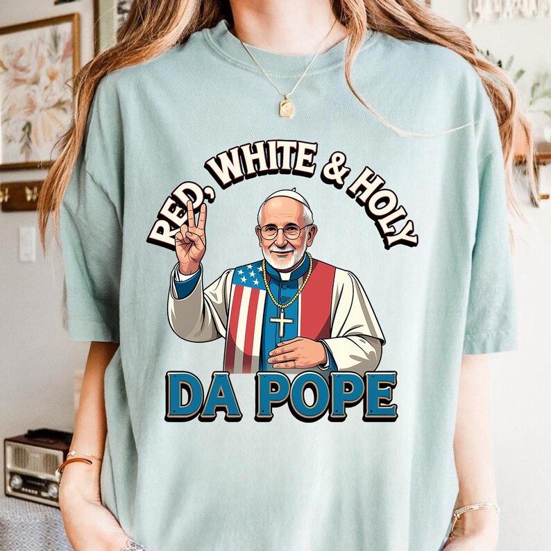 Red White & Holy Da Pope PNG, Pope Leo XIV Tribute (digital Design) - Etsy