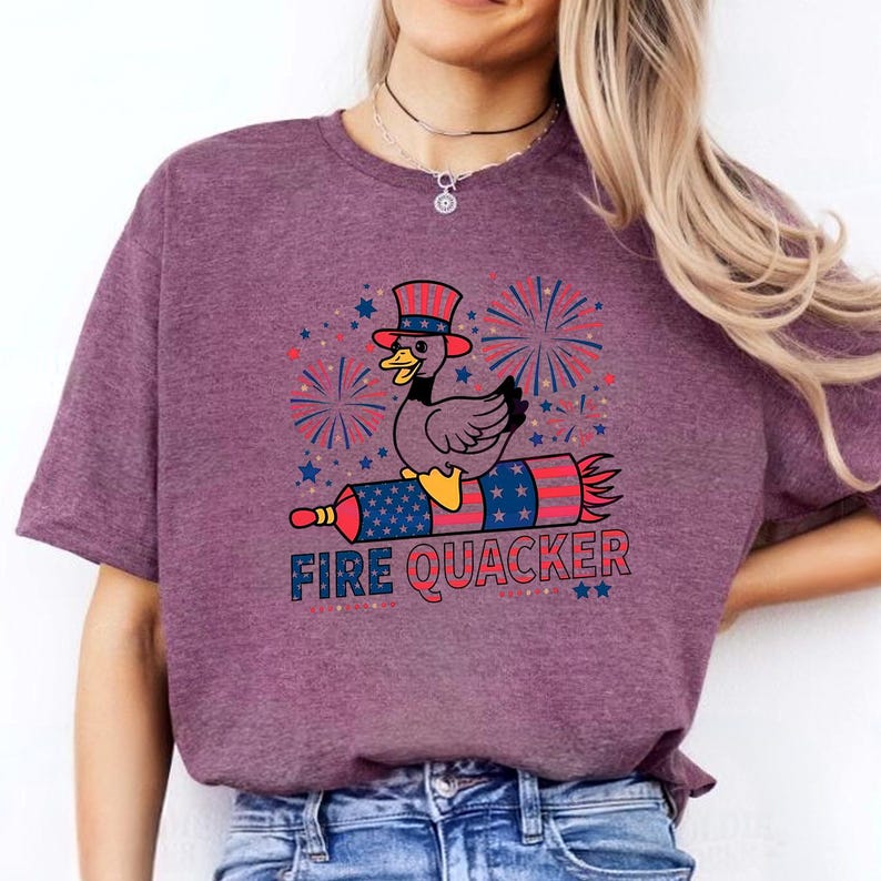 Fire Quacker Goose Meme SVG, Funny 4th of July Goose Sublimation ...