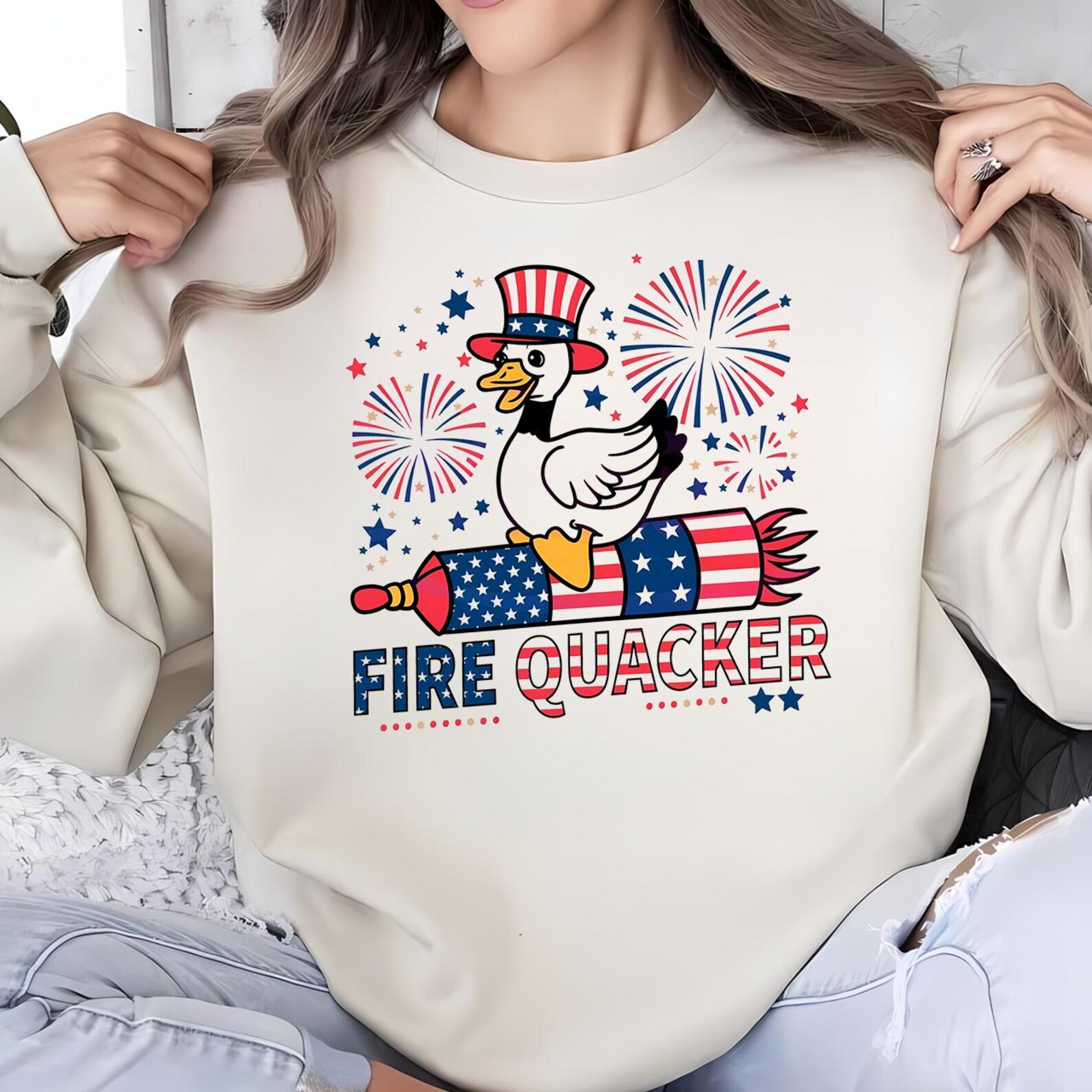 Fire Quacker Goose Meme SVG, Funny 4th of July Goose Sublimation ...