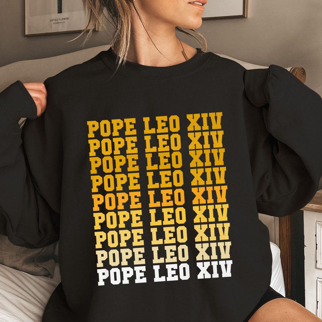 I Love Pope Leo XIV PNG, 14th First American Pope PNG, Retro Cardinal ...