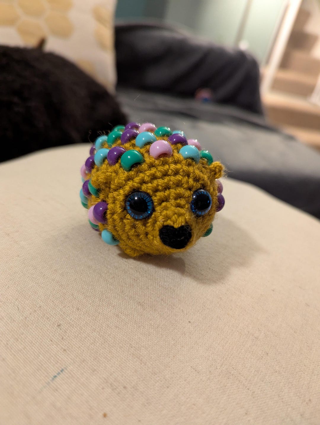 Fidget Hedgehog - Amigurumi With Beads - Etsy