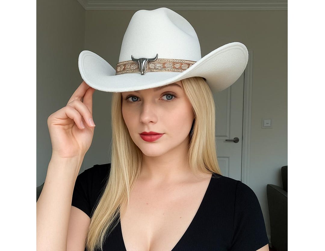 Vintage Style Western Style Cowboy Hat for Women – Retro Look - Etsy