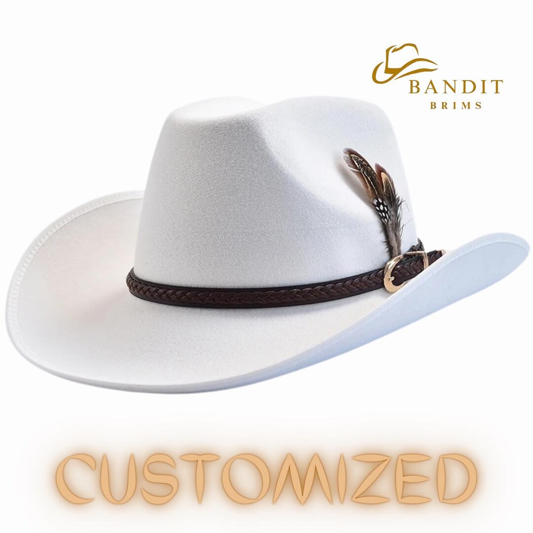 Stylish Unisex Western Felt Fedora Hat-classic Vintage Style Wide Brim ...