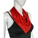 Red Metallic Stretch Bandana - Etsy