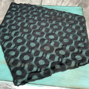 Black Circle Mesh Stretch Bandana - Etsy