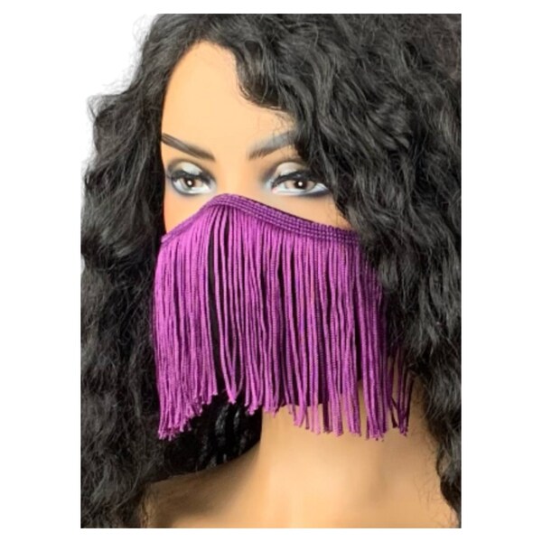 Fringe Mask - Etsy