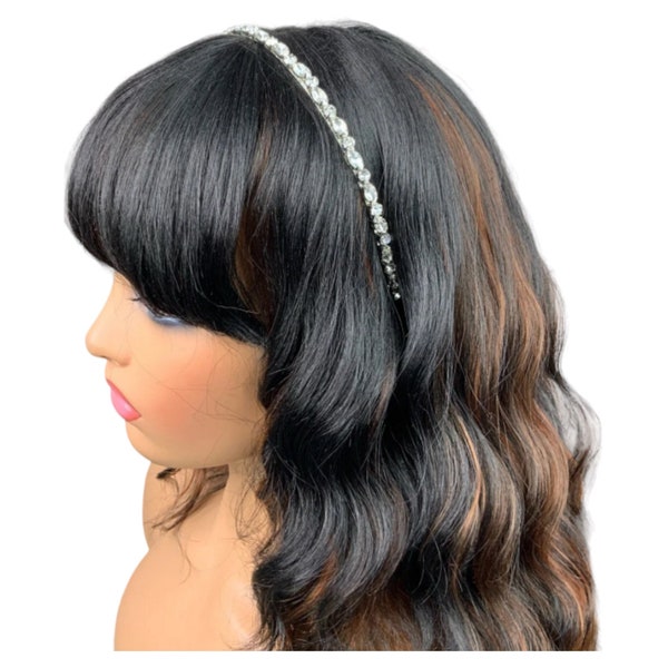 Rhinestone Headbands - Etsy