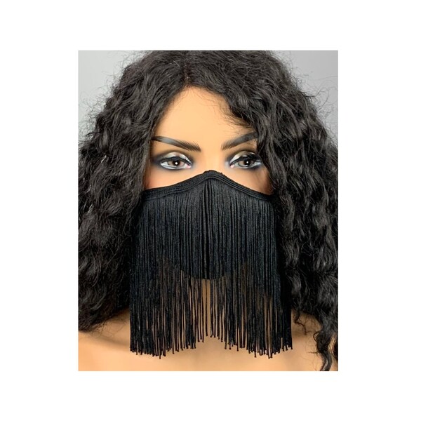 Fringe Mask - Etsy
