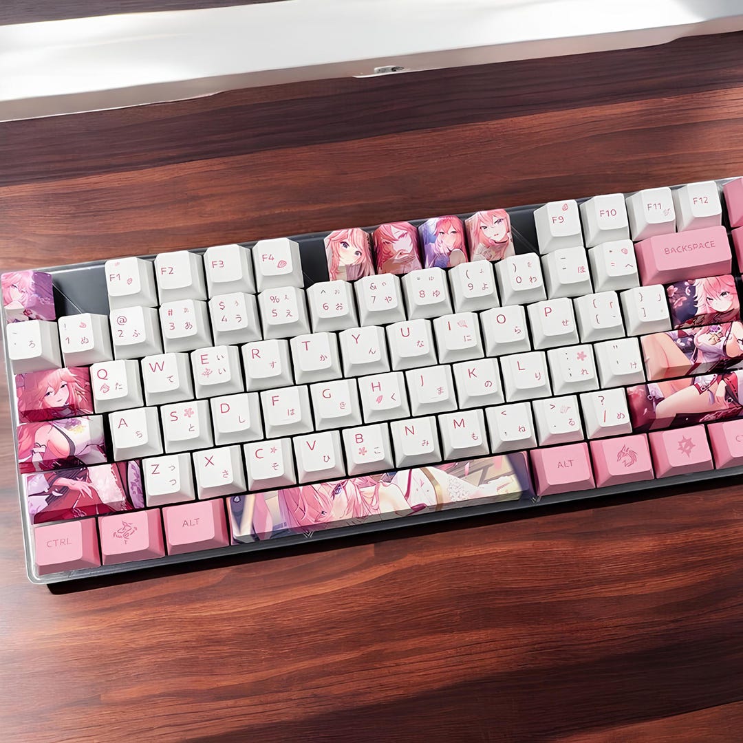 Custom Keycaps, Japanese Anime Keycaps, 12 Keys, Cherry Profile Keycaps ...