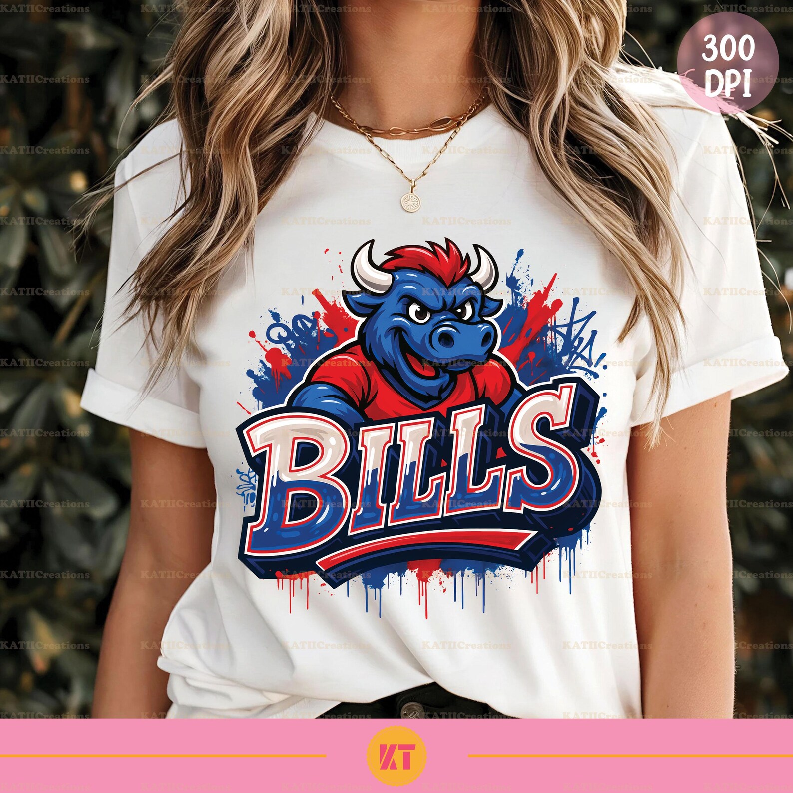 Bills Graffiti Mascot Sublimation Design PNG - Football Mascot Design ...