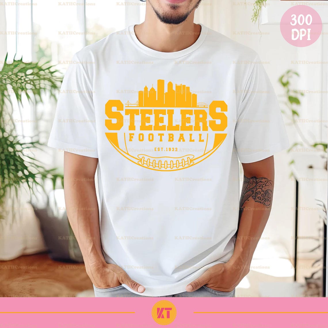 Steelers Skyline Sublimation Design PNG - Football Team Skyline SVG ...