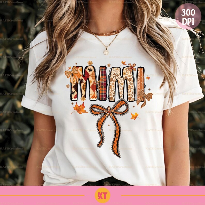 Mama Fall Coquette Bow Sublimation Design PNG - Mommy, Mama, Grandma ...